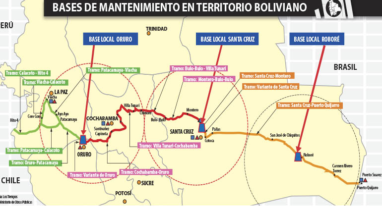 Tren bioceánico: tras firmar con Perú, Bolivia mira a Brasil | Los Tiempos
