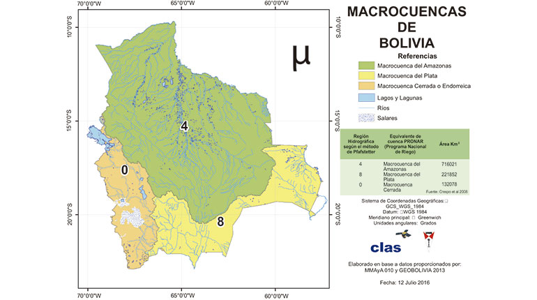 Bolivia y sus tres Macrocuencas hídricas | Los Tiempos