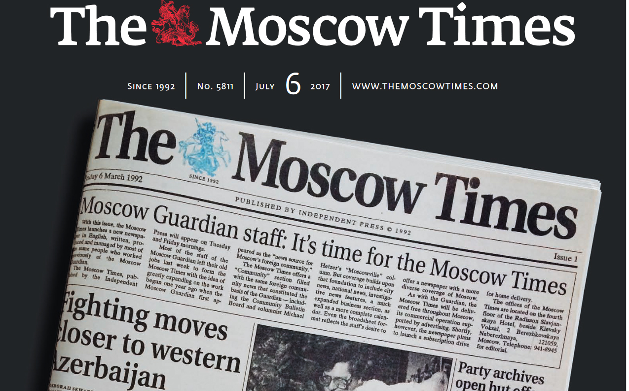 The Moscow Times dice "goodbye" a su versión en papel | Los Tiempos