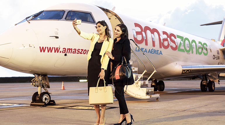 Amaszonas renueva su imagen y multiplica sus destinos | Los Tiempos
