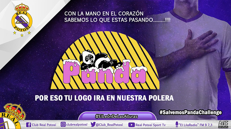 Real Potosí usará el logo de helados Panda como muestra de apoyo | Los ...