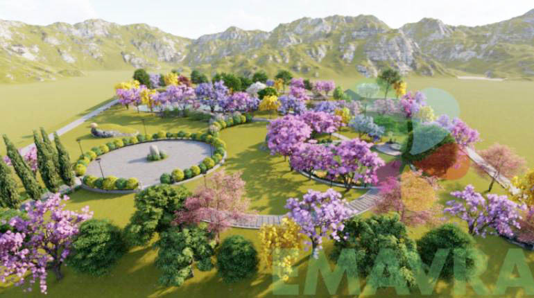El parque japonés se hará en dos fases y ya tiene un 20% de avance ...
