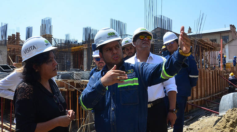 Nuevo edificio municipal tiene 23% de avance físico; obras concluirán en 2025 | Los Tiempos