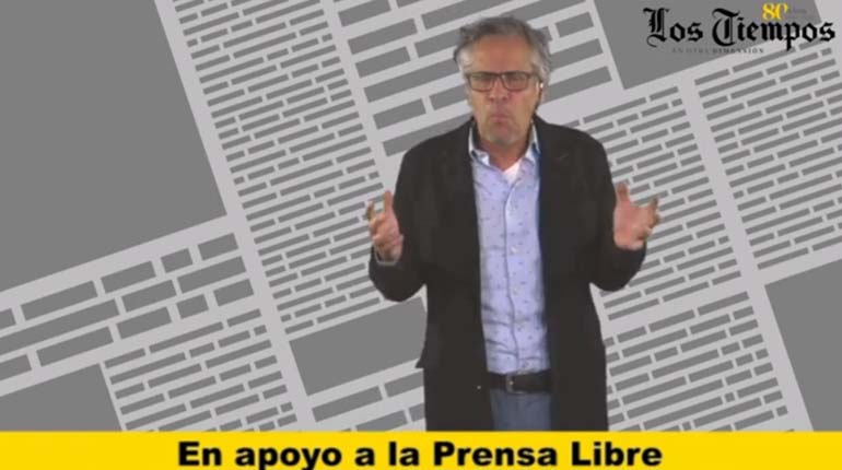 En apoyo a la prensa libre | Los Tiempos