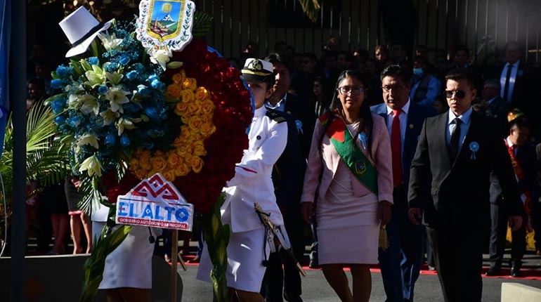 Eva Copa, Arce y Manfred coinciden en actos de Cochabamba | Los Tiempos