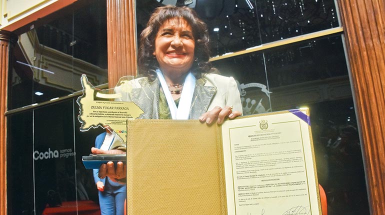 Zulma Yugar: una vida dedicada al arte y la cultura | Los Tiempos