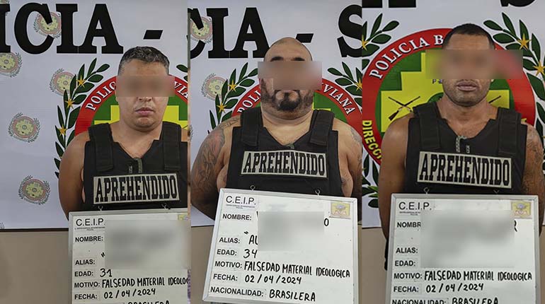 Policía captura a tres miembros del PCC en Santa Cruz | Los Tiempos