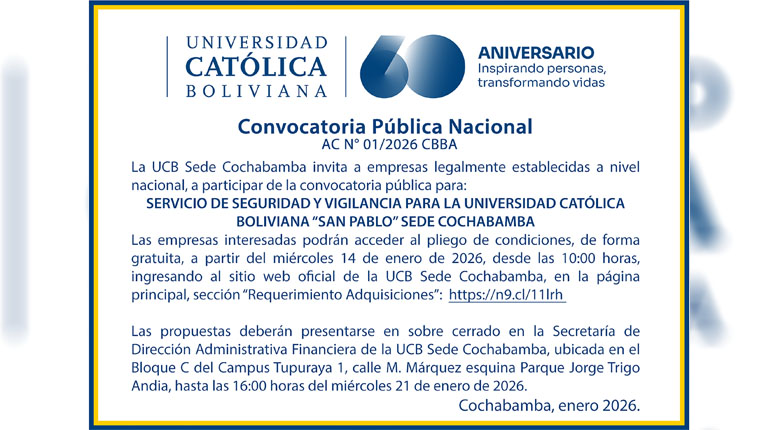 Universidad Católica | Los Tiempos